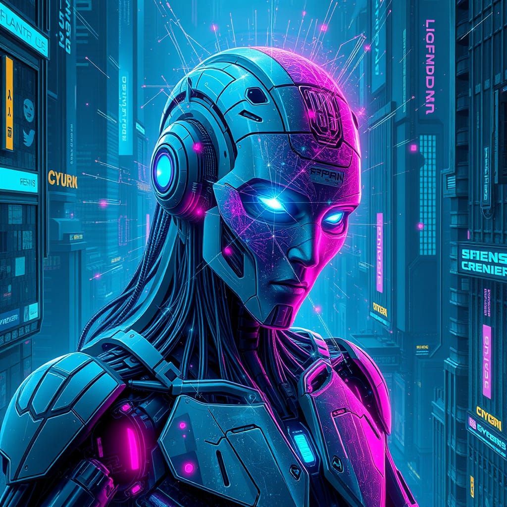 binary consciousness - Cyberpunk Android Shatters Realities ...