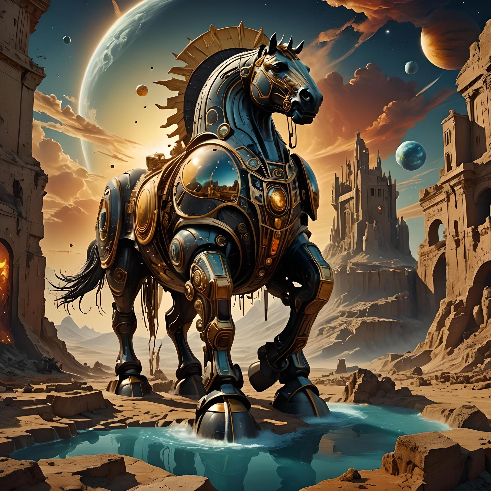 Trojan Horse 2.0 - AI Generated Artwork - NightCafe Creator