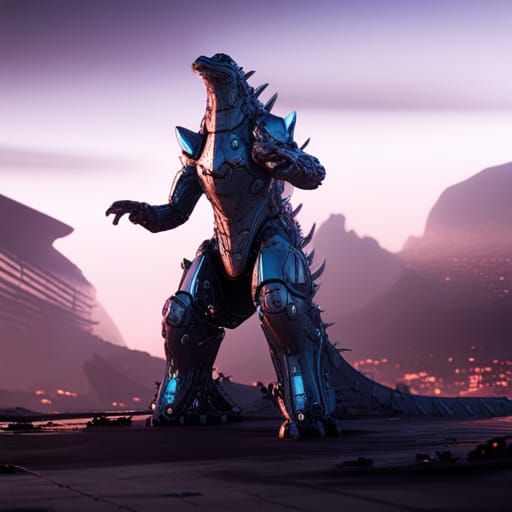 GODZILLA Battle-Armor - AI Generated Artwork - NightCafe Creator