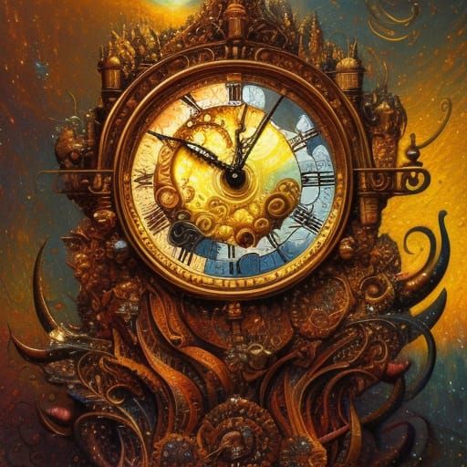 clock - AI Generated Artwork - NightCafe Creator