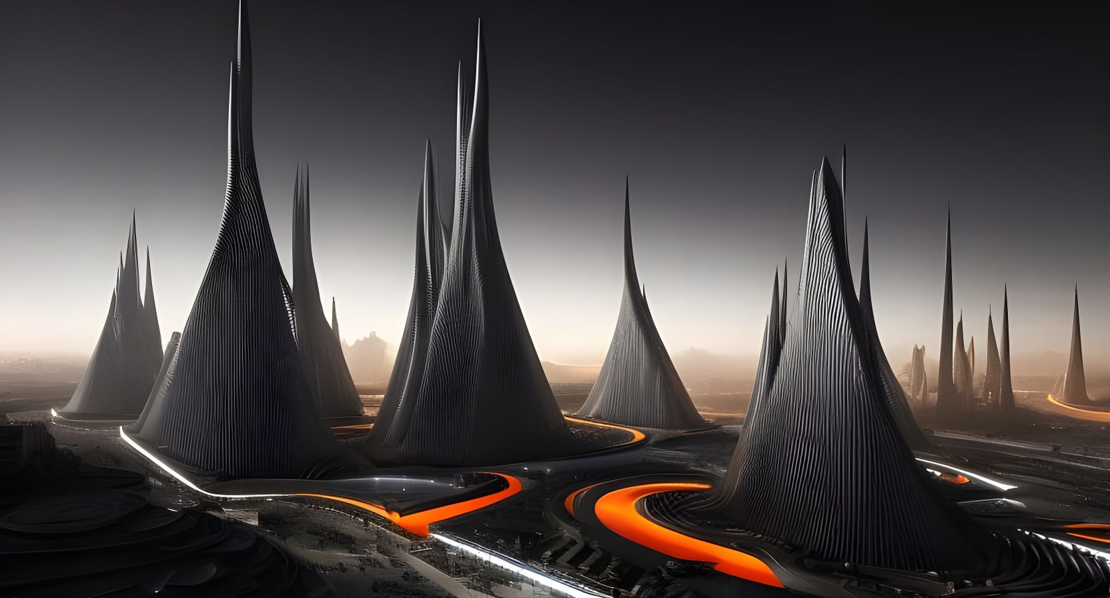 Alien Architecture IV - AI Generated Artwork - NightCafe Creator