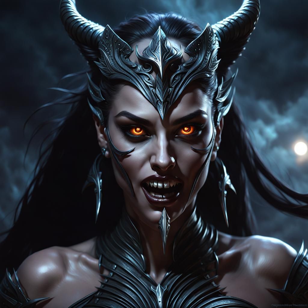 Fury in Transition from Human Form - AI Generated Artwork - NightCafe ...