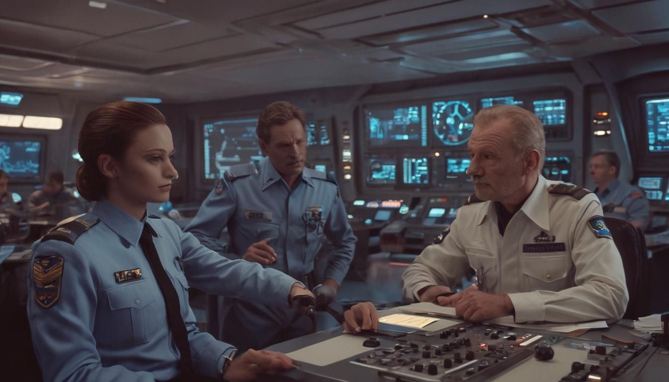 Spaceship's control room IV - Sci-Fi Masterpiece: Spaceship ...