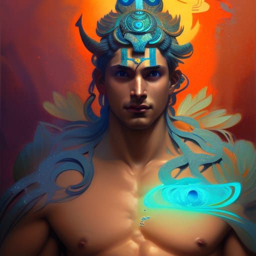 Male Deity - AI Generated Artwork - NightCafe Creator
