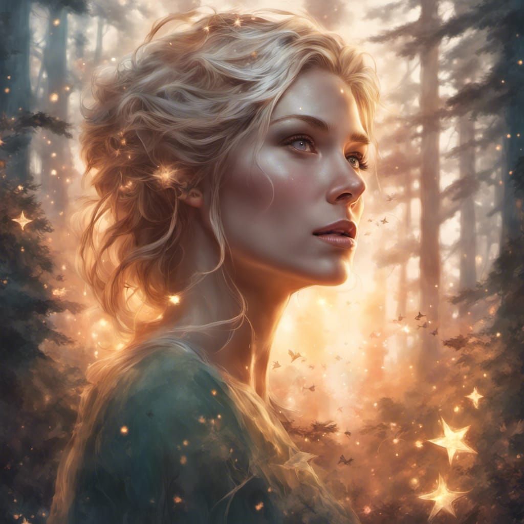 Stardust fairy - AI Generated Artwork - NightCafe Creator