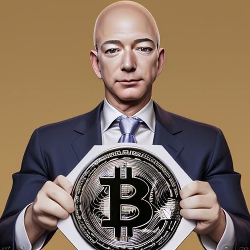 bitcoin jeff bezos - AI Generated Artwork - NightCafe Creator