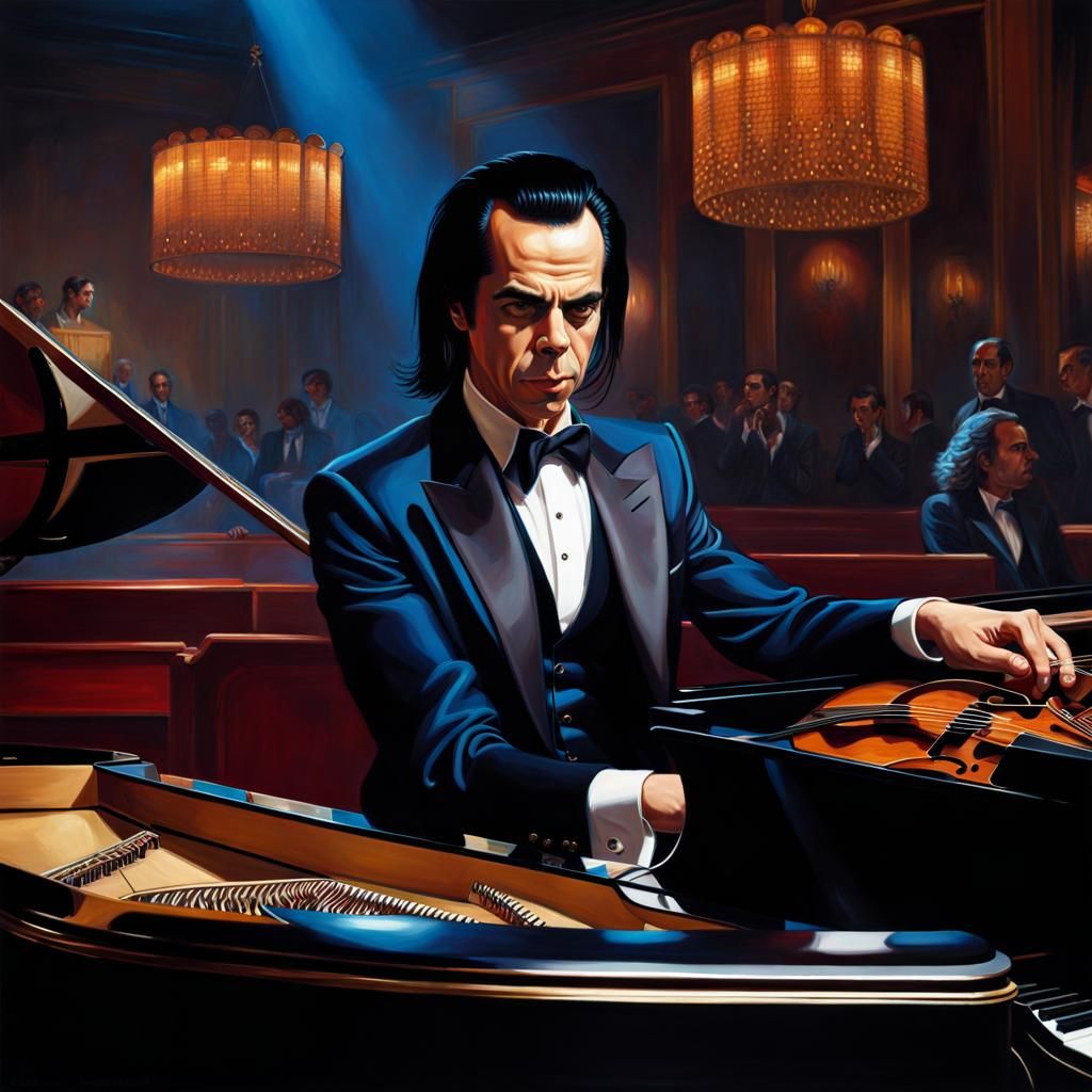 Nick Cave - AI Generated Artwork - NightCafe Creator