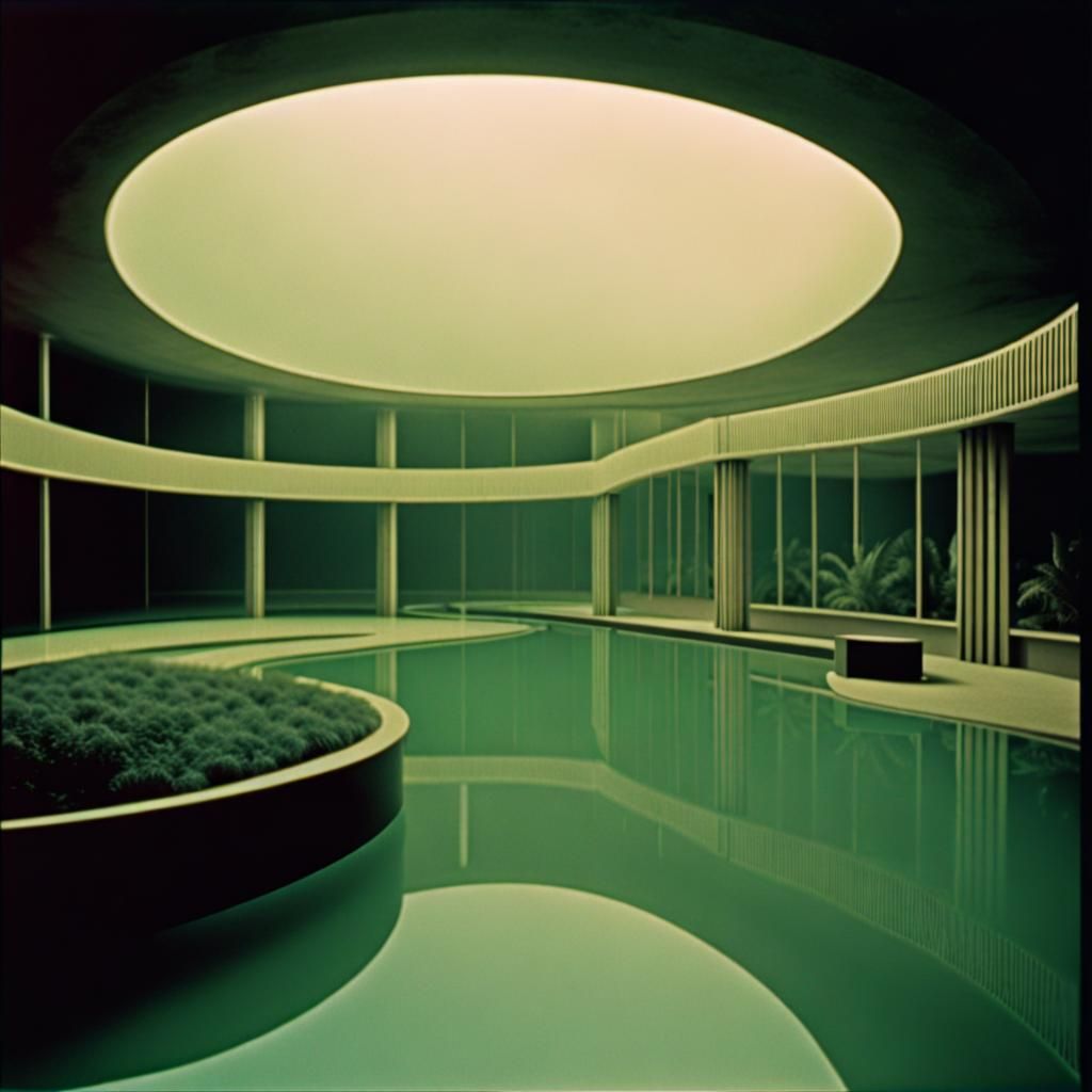 Vintage Liminal Space - AI Generated Artwork - NightCafe Creator