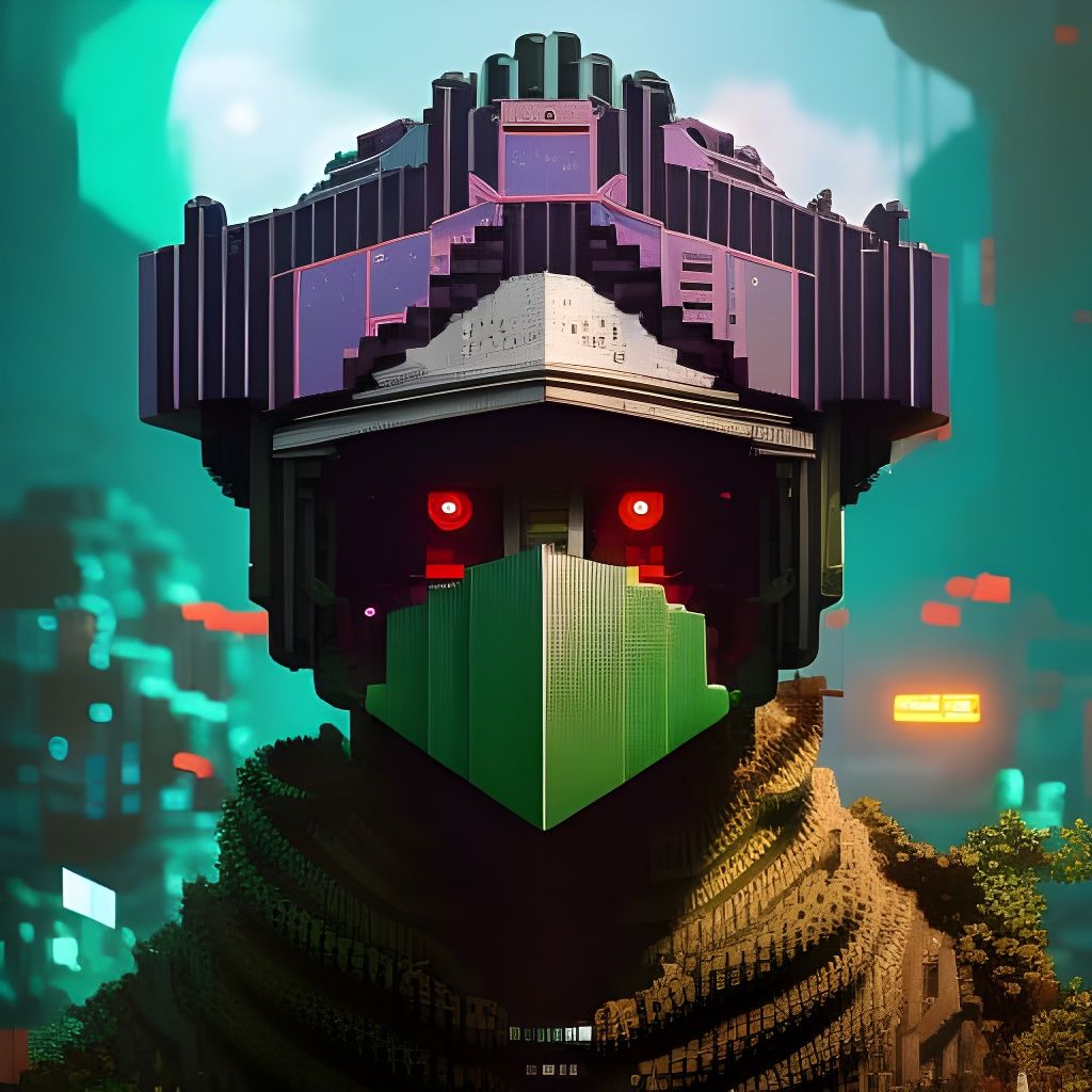 Pixel-Punk - AI Generated Artwork - NightCafe Creator