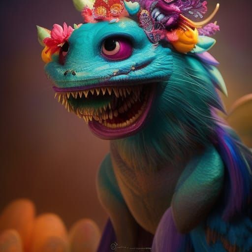 Marvellous Manic Monster - AI Generated Artwork - NightCafe Creator