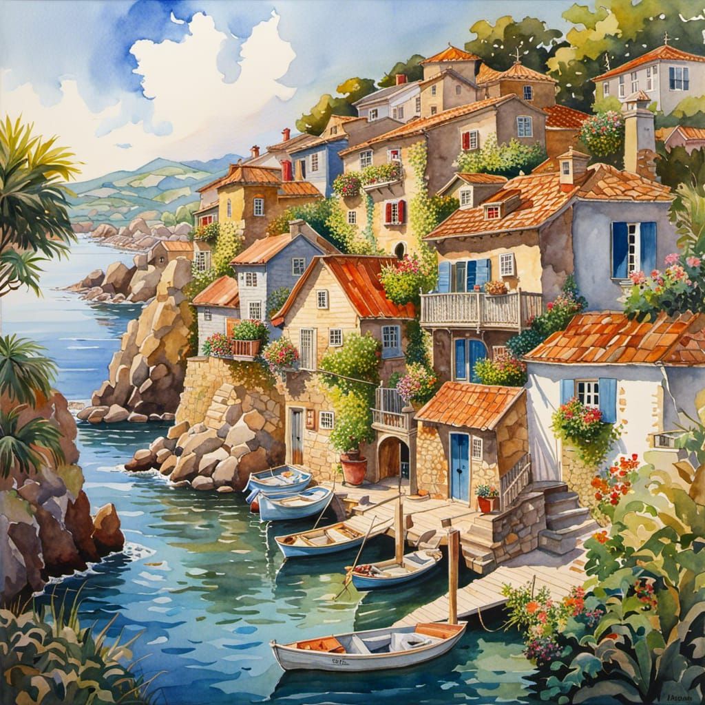 watercolor - AI Generated Artwork - NightCafe Creator