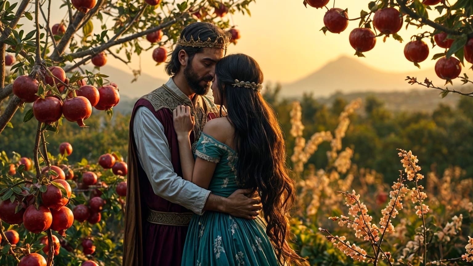 Song of Solomon. ancient israel. king solomon tenderly embracing his ...