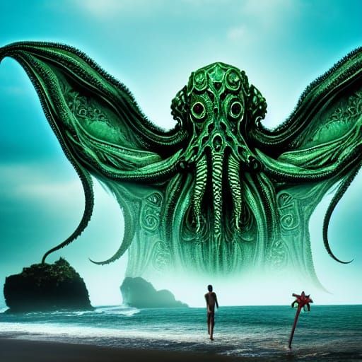 IA, IA, Cthulhu fhtagn! - AI Generated Artwork - NightCafe Creator