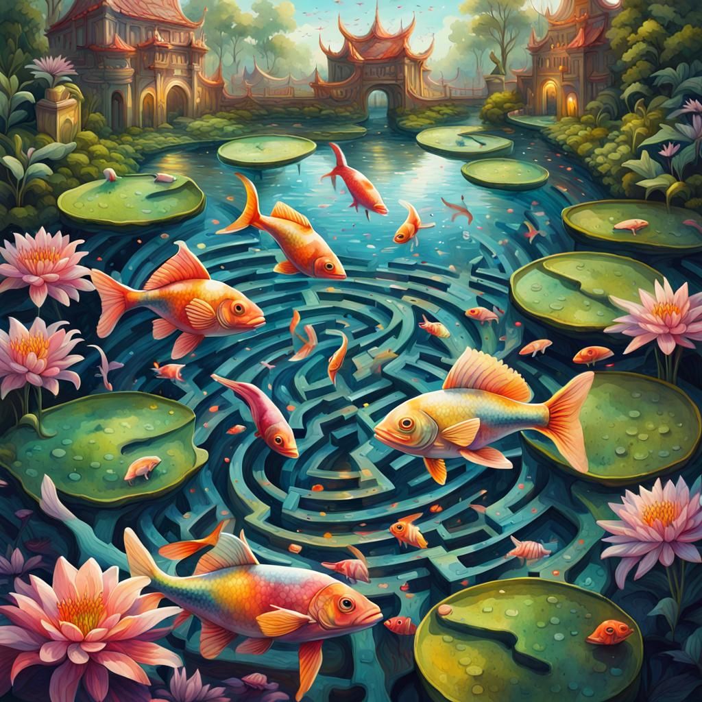 Labyrinth - AI Generated Artwork - NightCafe Creator