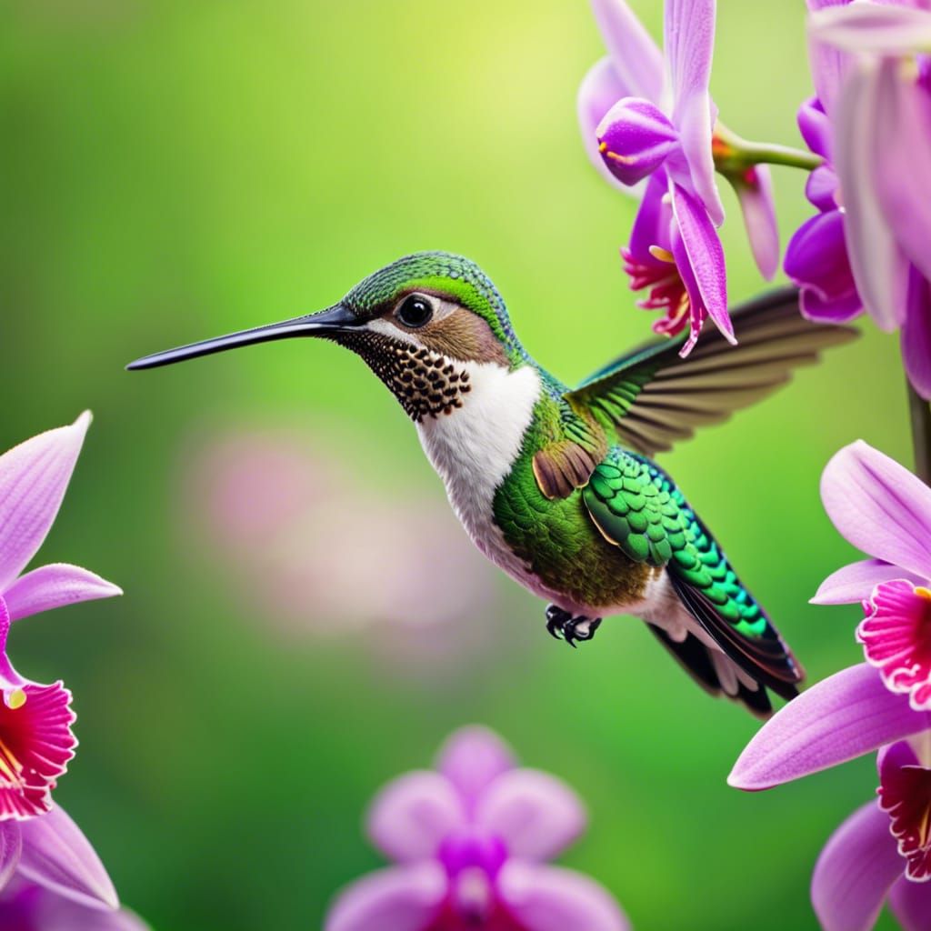 Hummingbird - AI Generated Artwork - NightCafe Creator