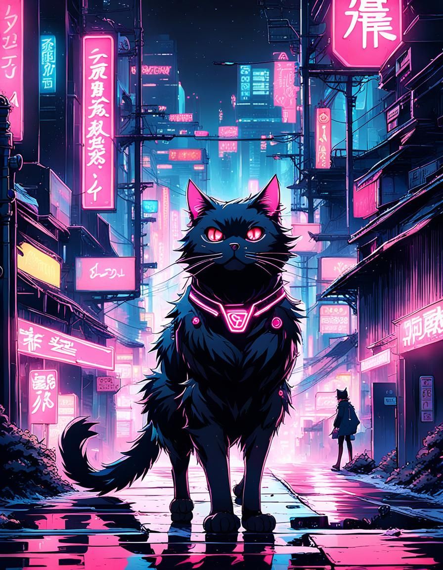 cyberkitty - AI Generated Artwork - NightCafe Creator
