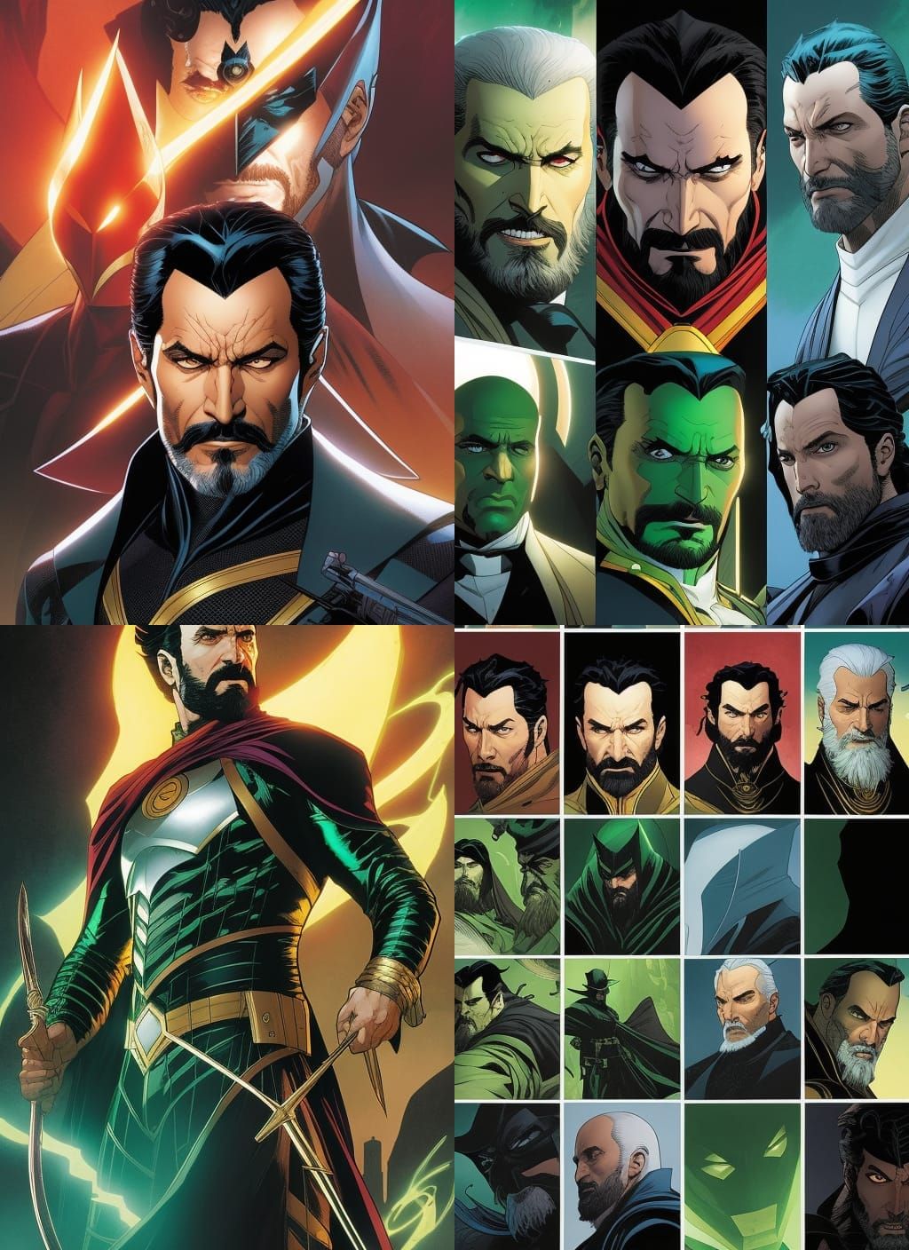 Highly detailed portraits of Ra's al Ghul from DC Comics. - AI Generated Artwork - NightCafe Creator
