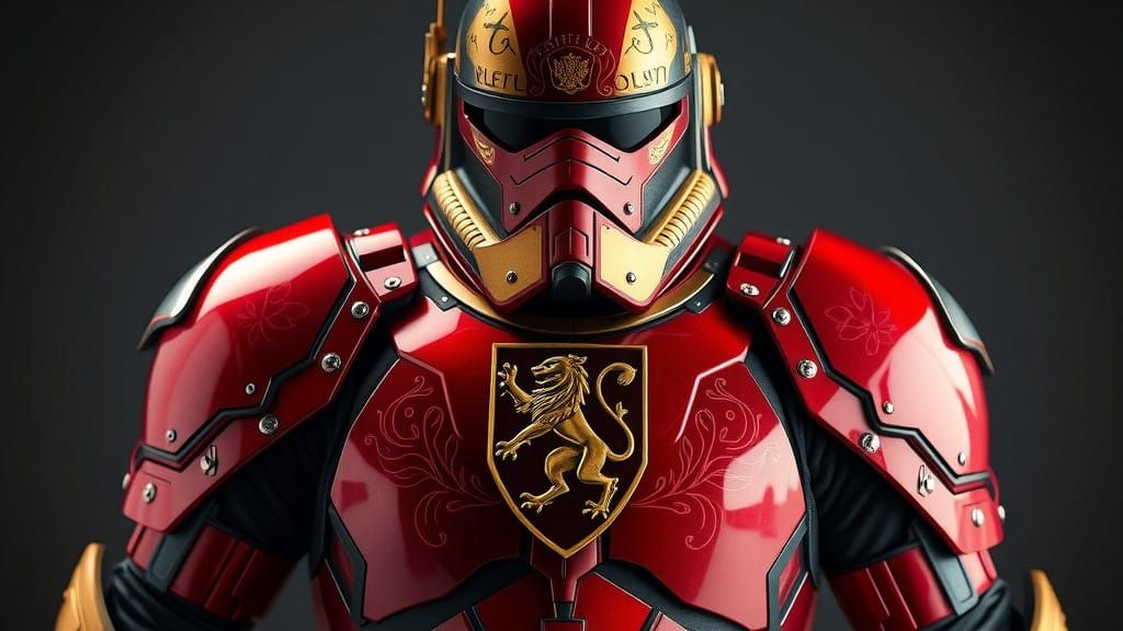 New Royal Guards - Power Armor Knights with Lion Emblem