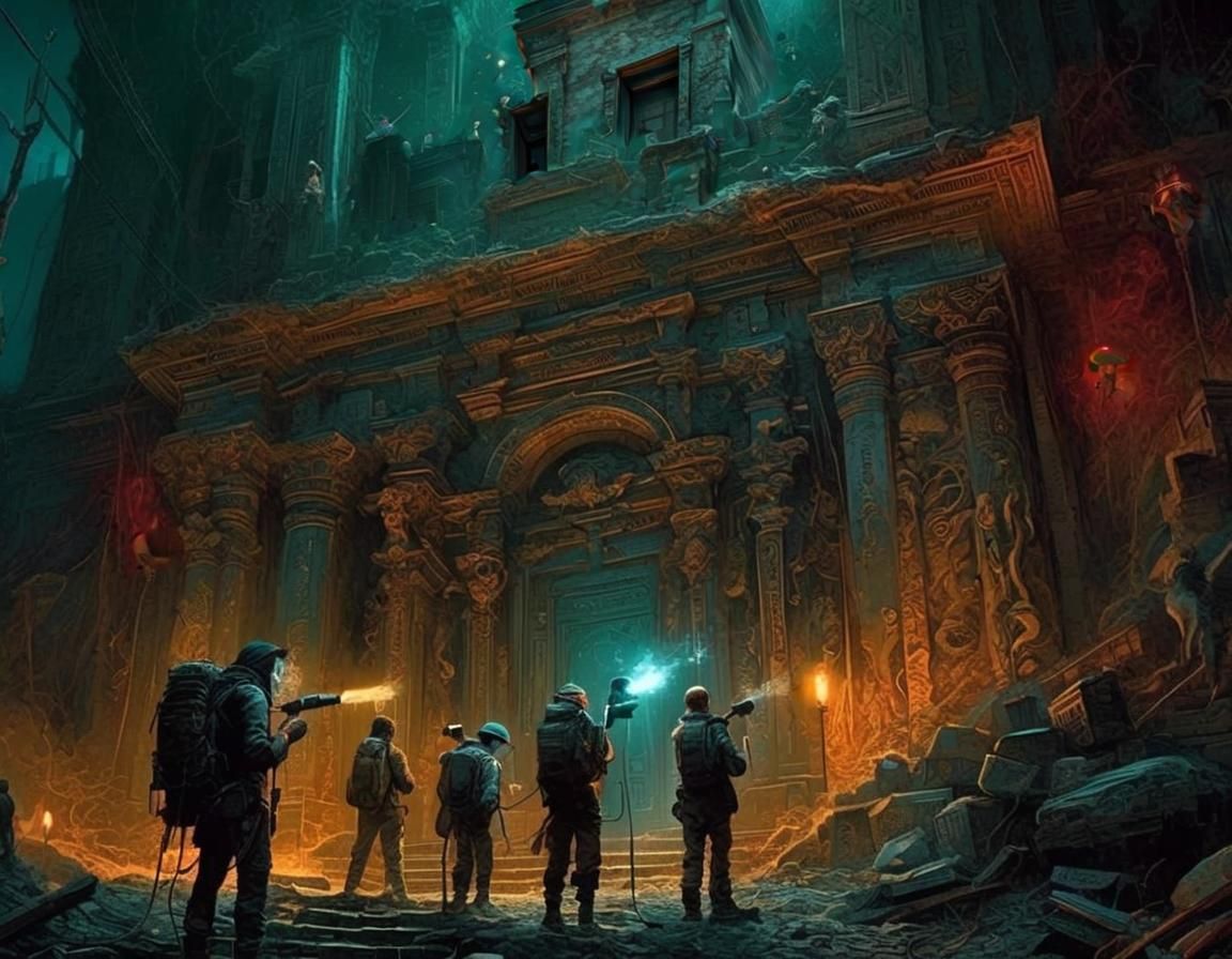 The Structure - AI Generated Artwork - NightCafe Creator