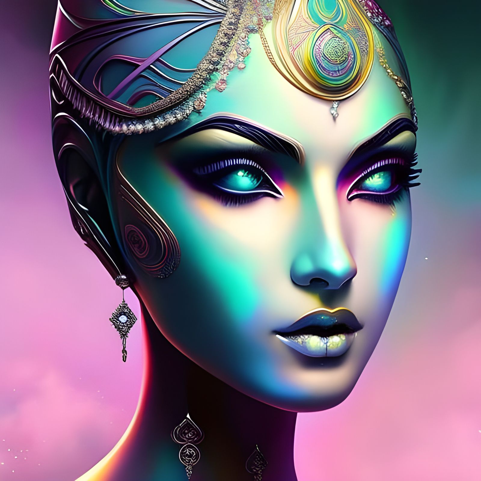 Alien Princess - AI Generated Artwork - NightCafe Creator