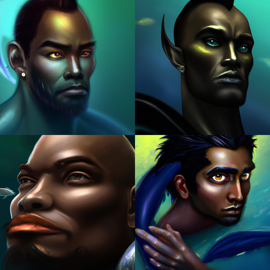 1st Generation of Mermen - AI Generated Artwork - NightCafe Creator