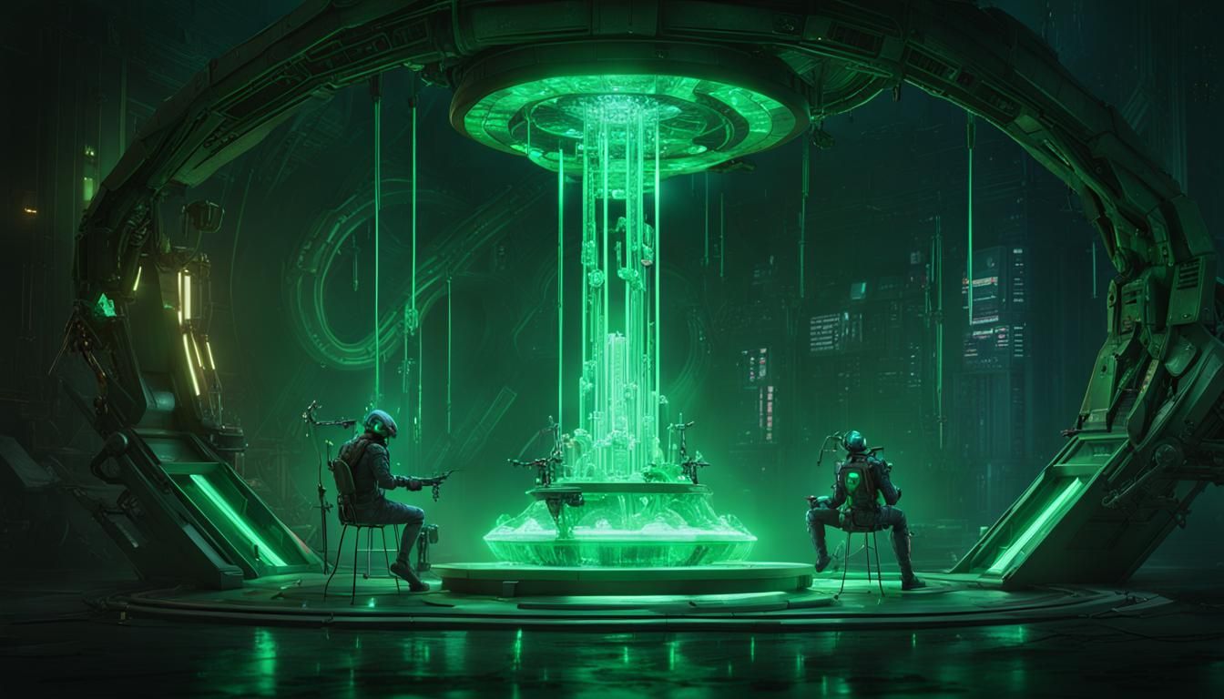 Mi-go portal control - AI Generated Artwork - NightCafe Creator