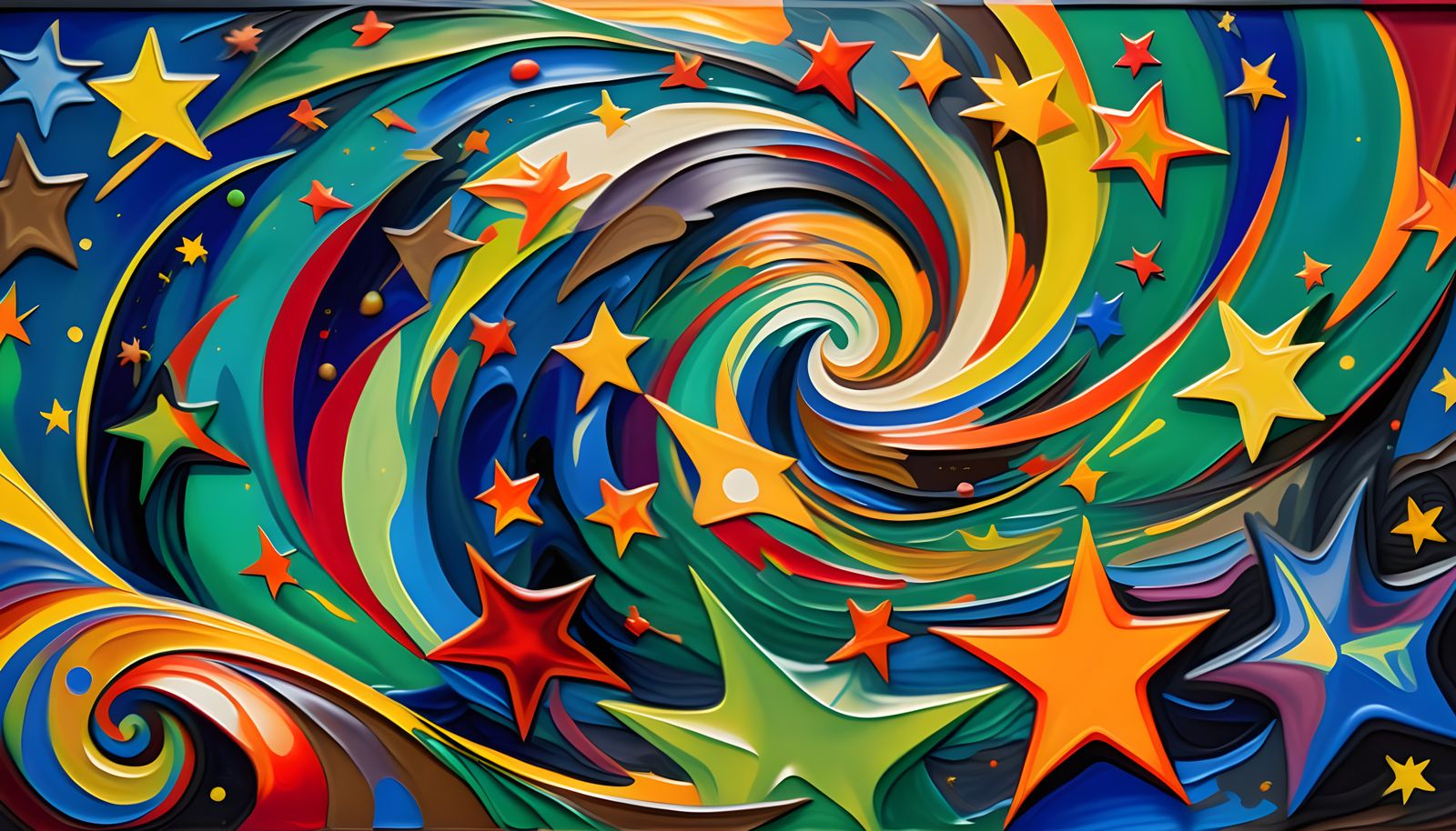 "The Tesselation" - Cosmic Maelstroms in Abstract Expression...