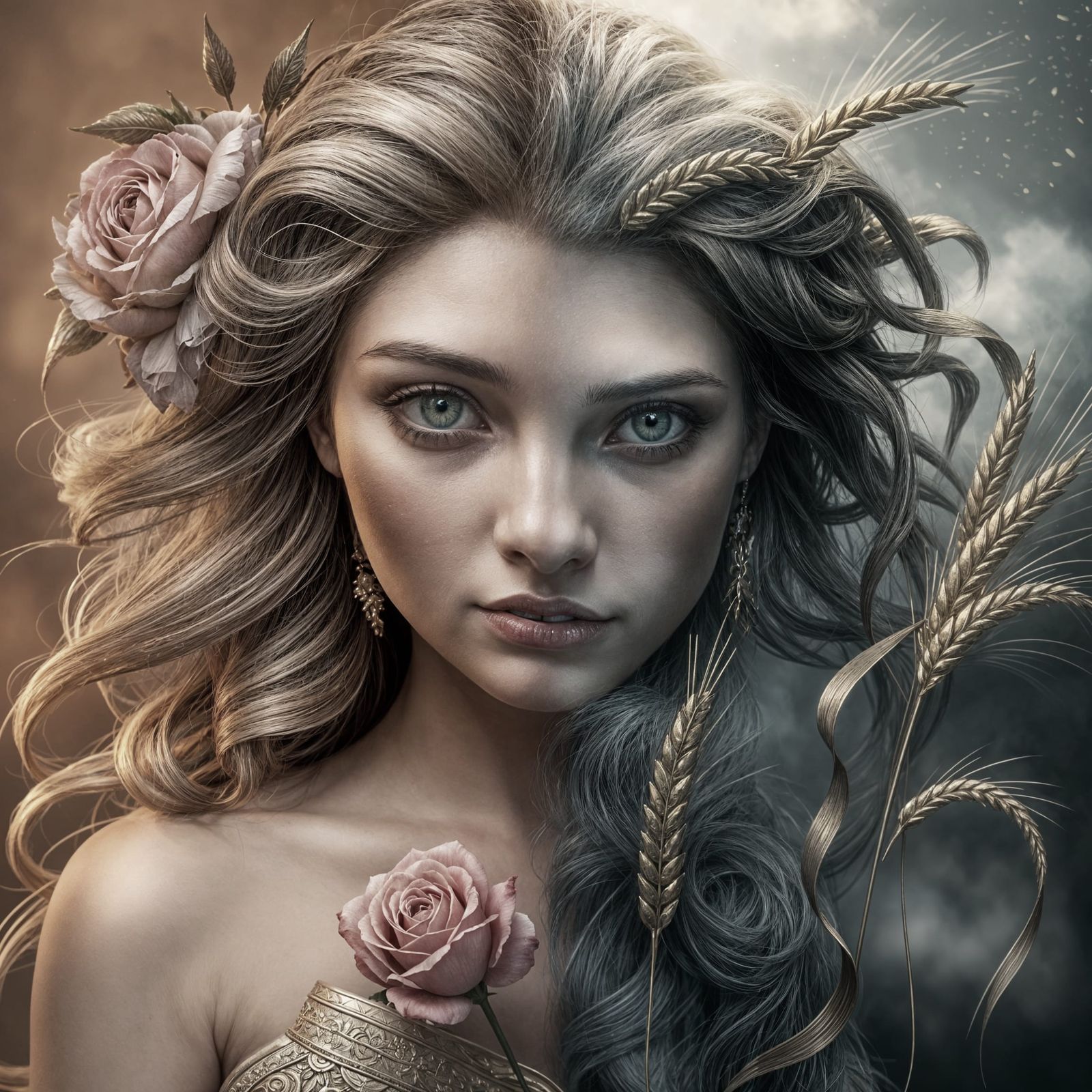 Divine Goddesses in Harmony - AI Art