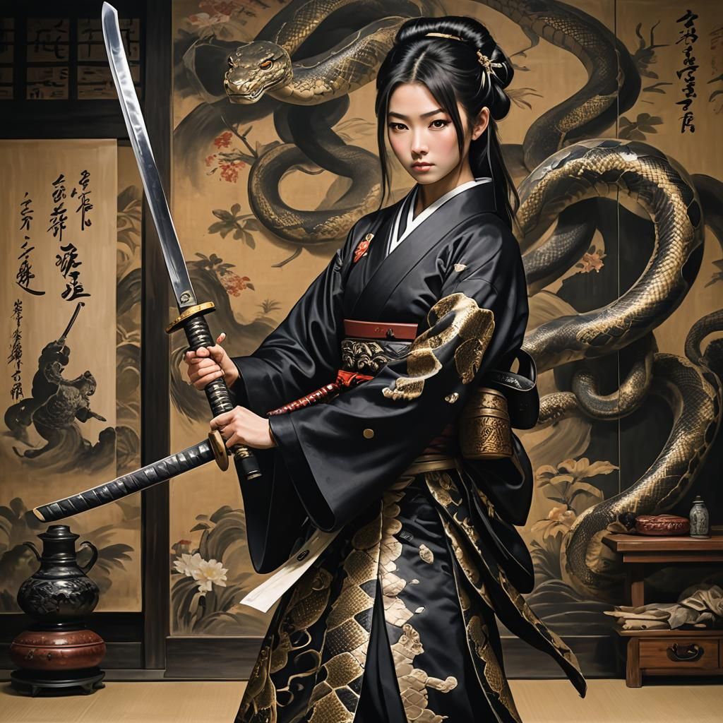 Samurai Girl Niji style revisited 🔥🔥🔥 - AI Generated Artwork ...