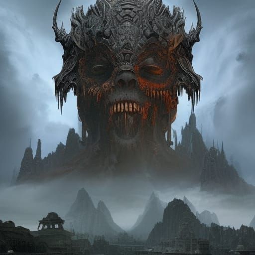 god of doom - AI Generated Artwork - NightCafe Creator