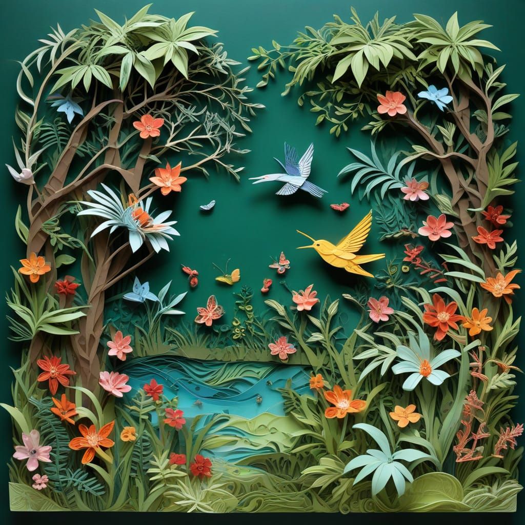 contemplate an entangled bank, in paper