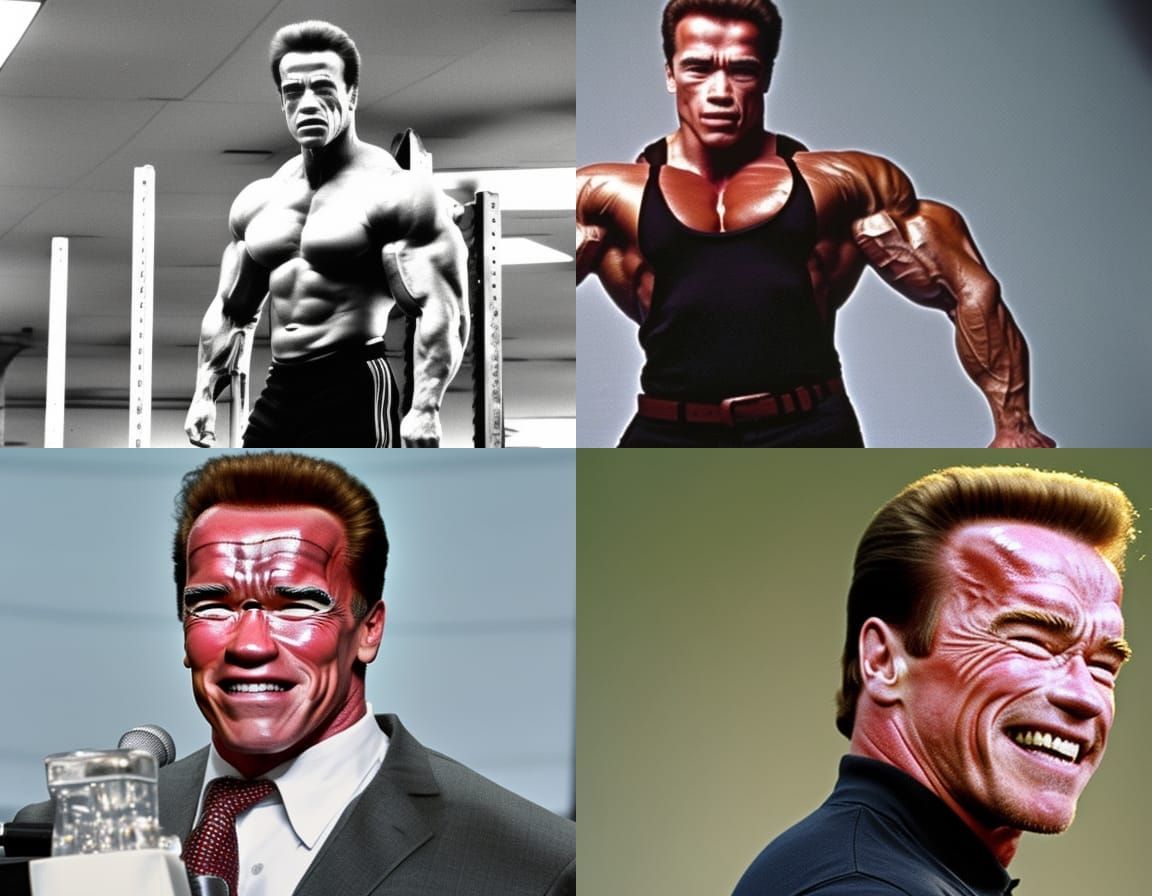Arnold Schwarzenegger - AI Generated Artwork - NightCafe Creator