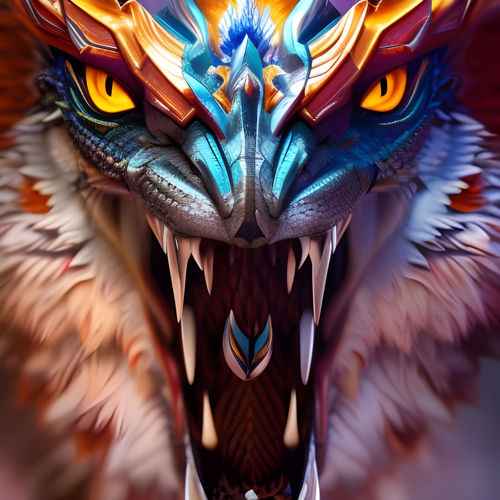 Ultrado Hybrid Snake ~ Vulture - AI Generated Artwork - NightCafe Creator