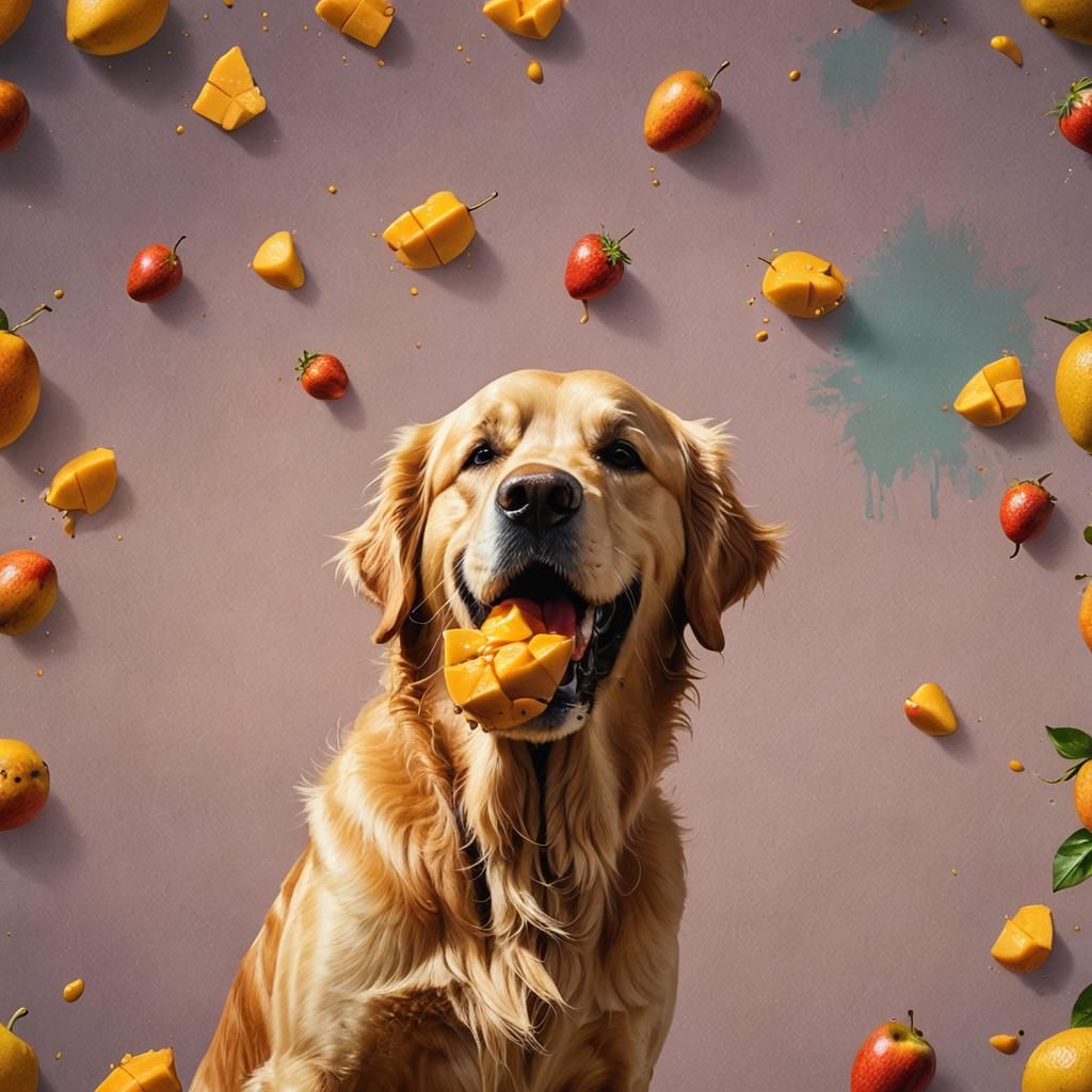 Brazilian popular expression "dog sucking mango" 🇧🇷🐶🥭 - AI Generated ...