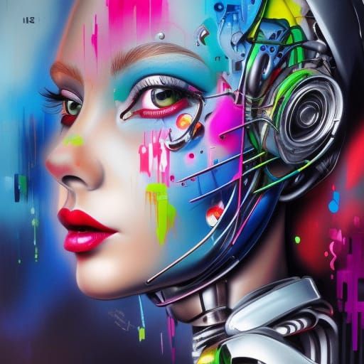 Most Detailed Stunningly Beautiful Technological Advanced Female AI ...