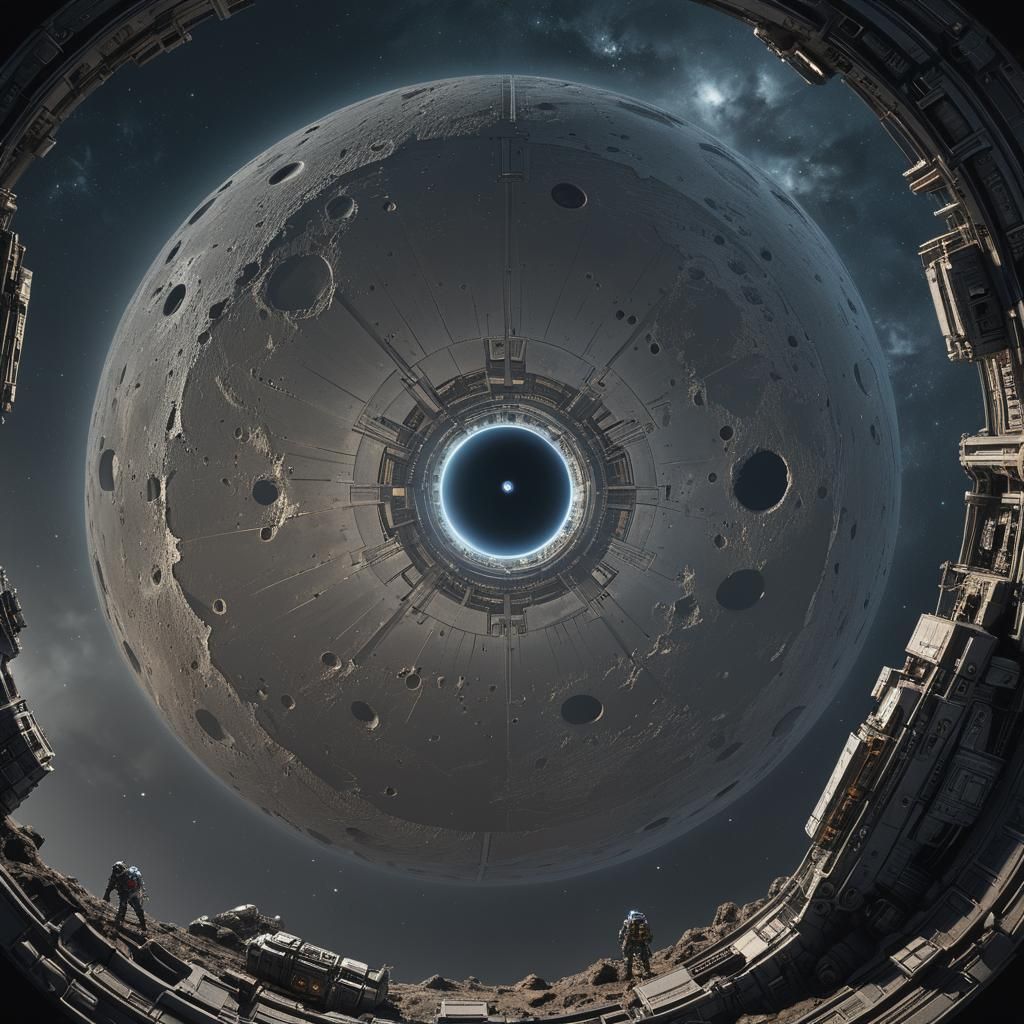 Moon Base, 2424 - AI Generated Artwork - NightCafe Creator