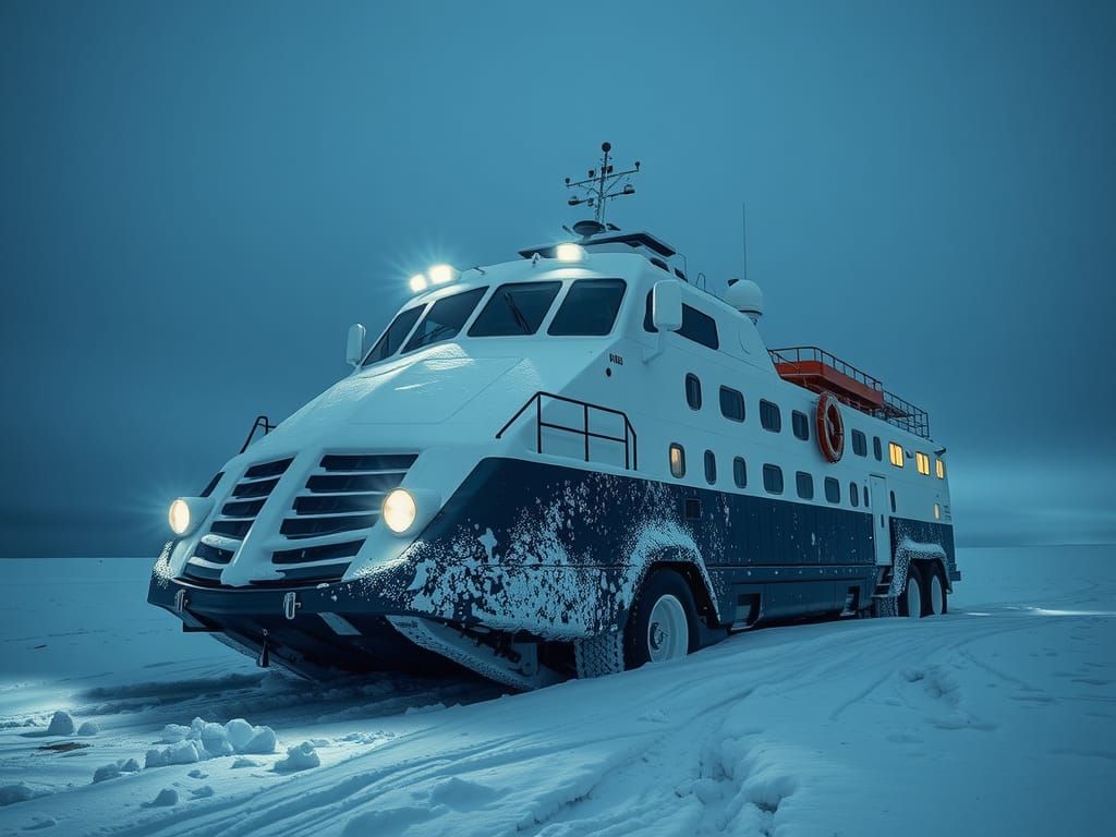 AntArctic Snow Cruiser - Hyperrealistic Antarctic Snow Cruis...