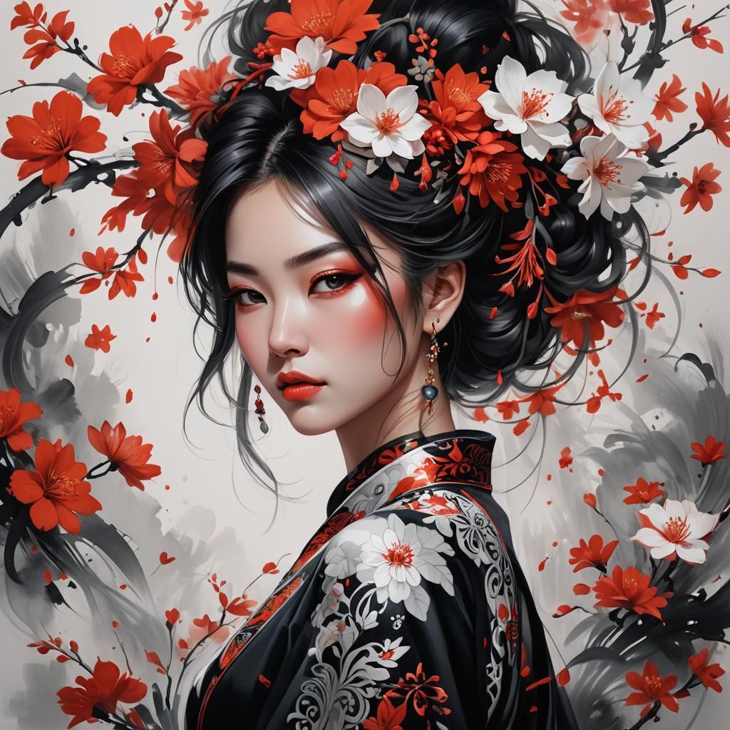 Asian Girl - AI Generated Artwork - NightCafe Creator