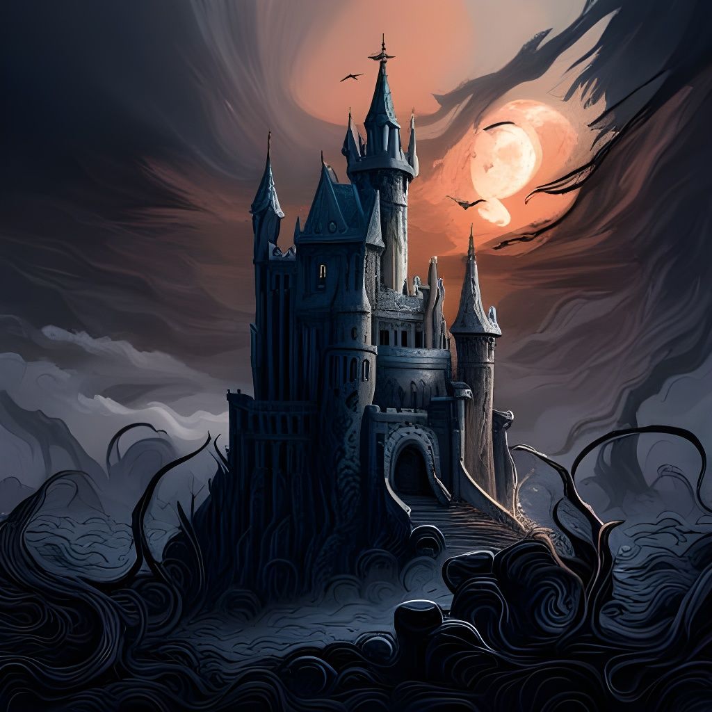 Dark Castle - AI Generated Artwork - NightCafe Creator