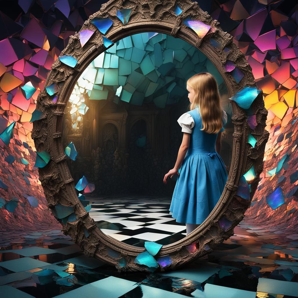 Through the looking glass - AI Generated Artwork - NightCafe Creator