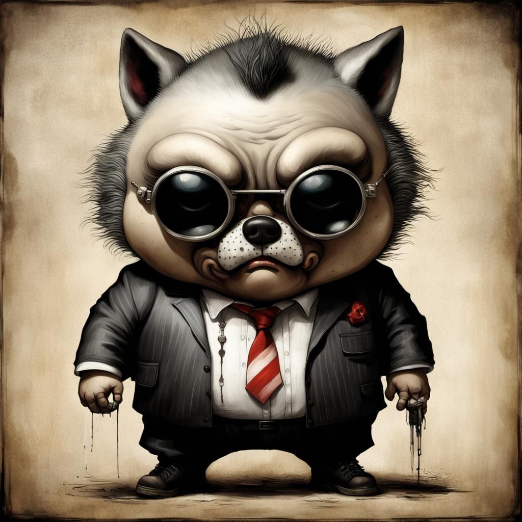 "Obese Hip-hop Wolf Gangster": photograph by Stephen Gammell - Gabriel ...