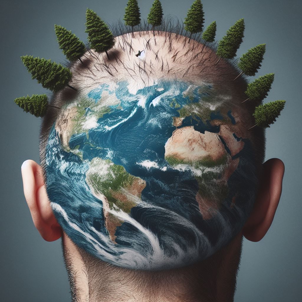 Male pattern deforestation - AI Generated Artwork - NightCafe Creator