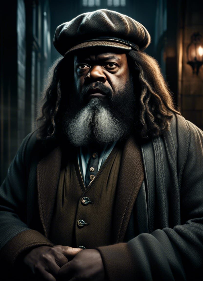 If Samuel L Jackson was Hagrid - AI Generated Artwork - NightCafe Creator