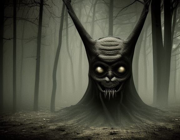 The demon tree - AI Generated Artwork - NightCafe Creator