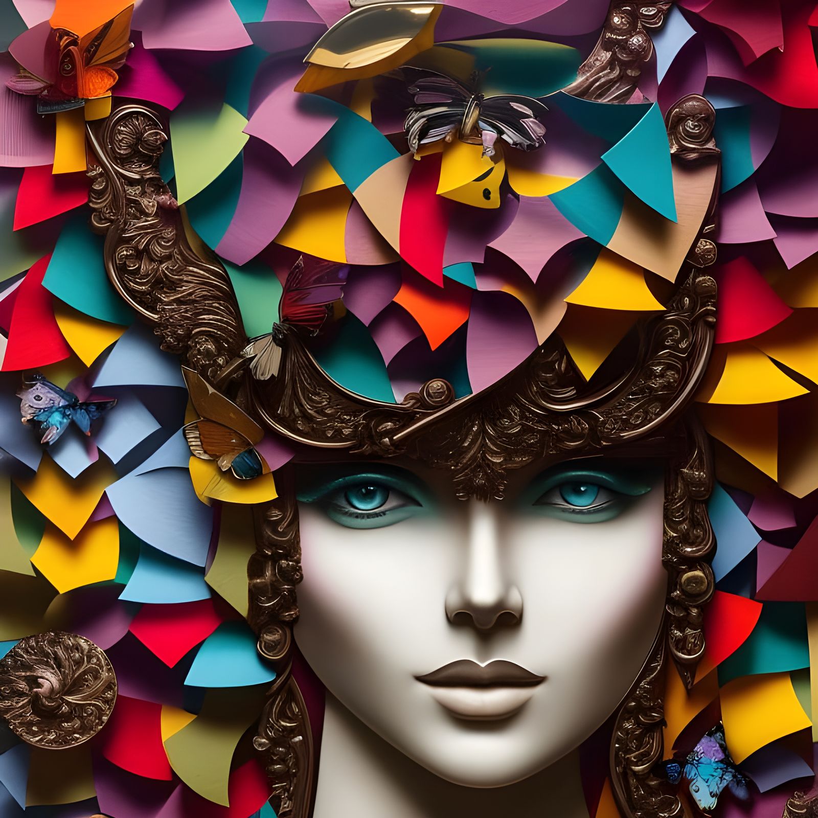 Rich in Fragments : Photorealistic 3d Art - AI Generated Artwork ...