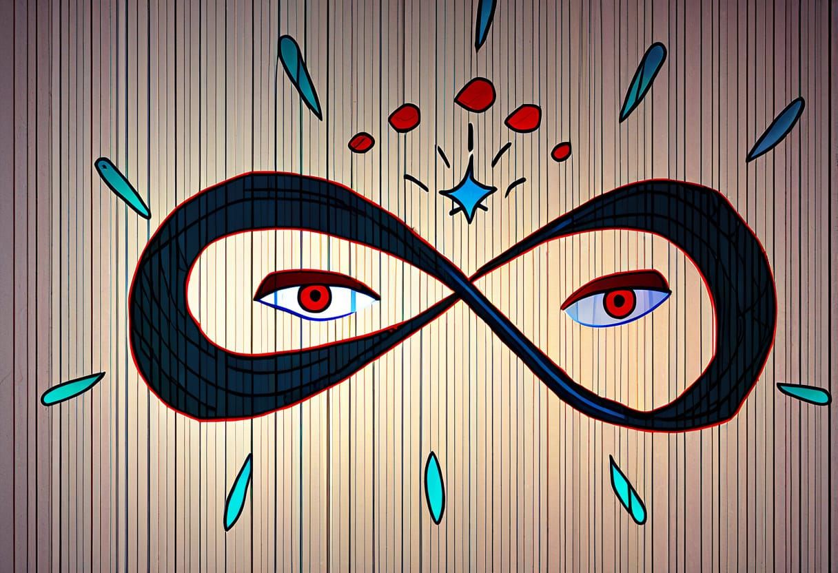 EYES - Ethereal Portrait in Triadic Colors