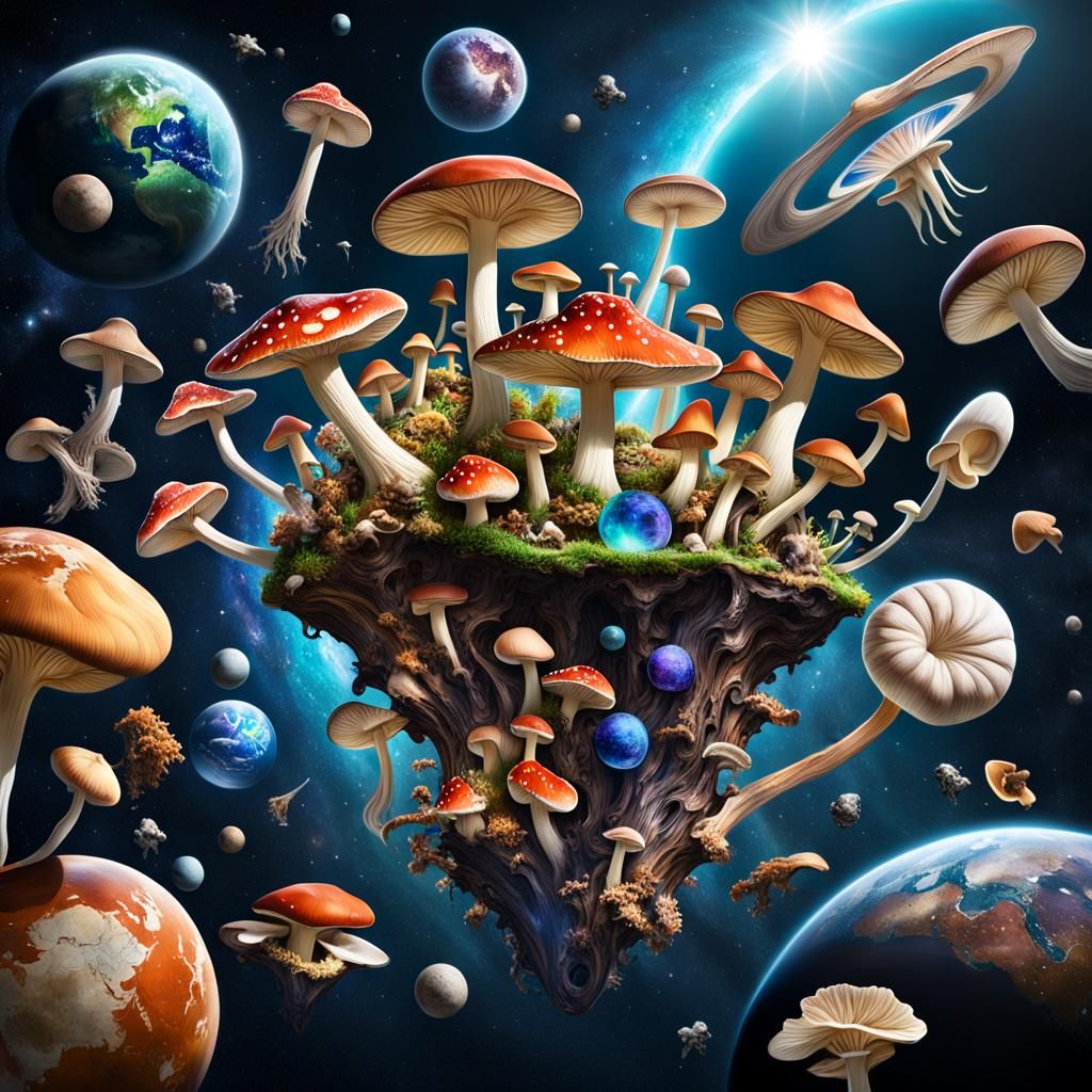 Random Objects in Space - AI Generated Artwork - NightCafe Creator