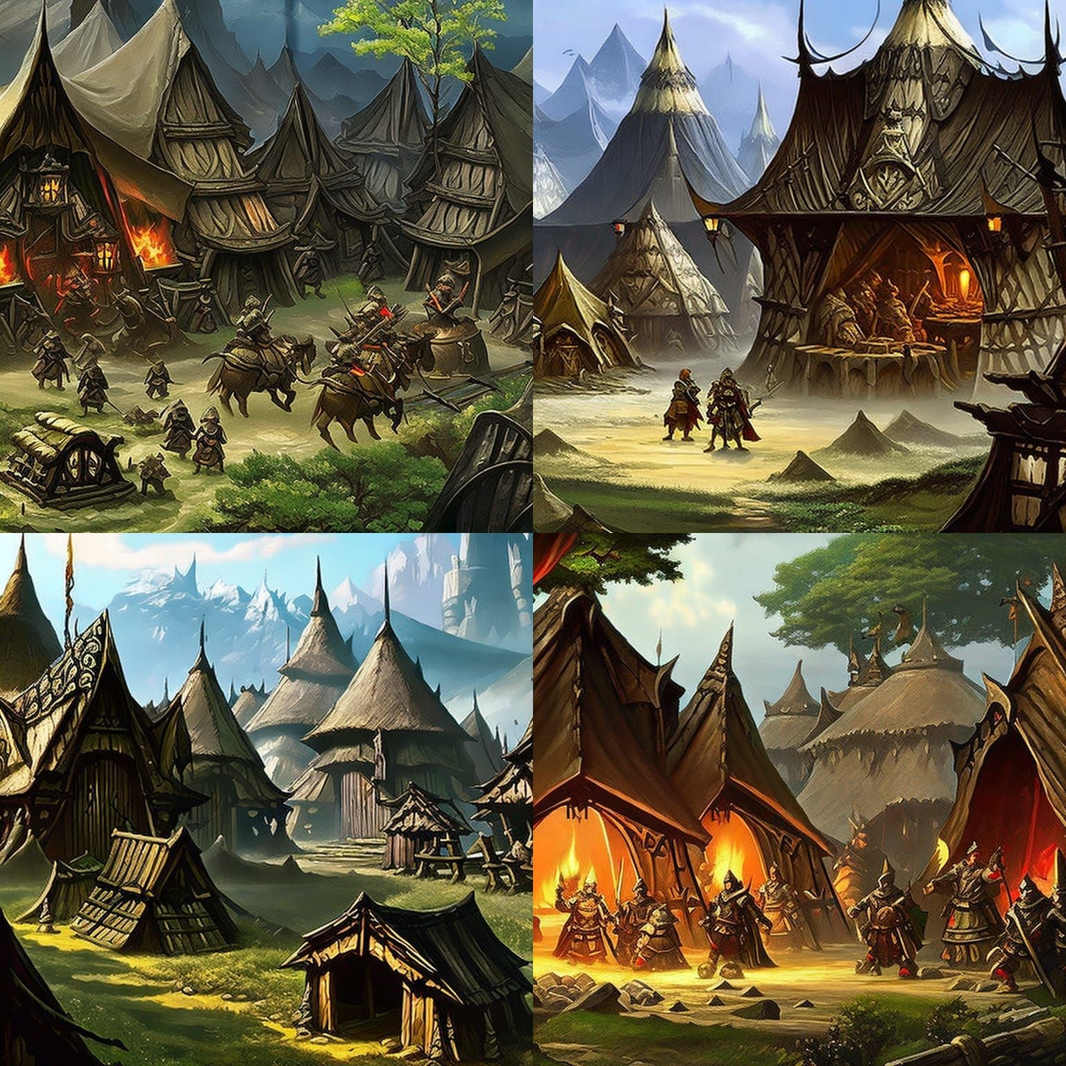 Dark Arrow Keep, Faerun - AI Generated Artwork - NightCafe Creator