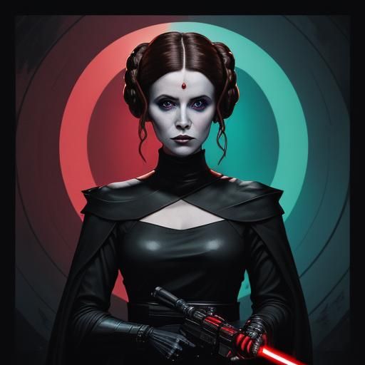 Leia the Lurid, Sith Princess - AI Generated Artwork - NightCafe Creator