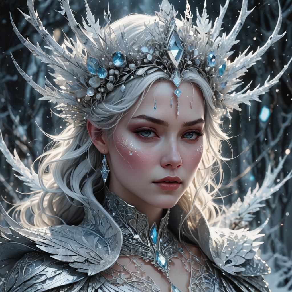 Ice Queen - AI Generated Artwork - NightCafe Creator